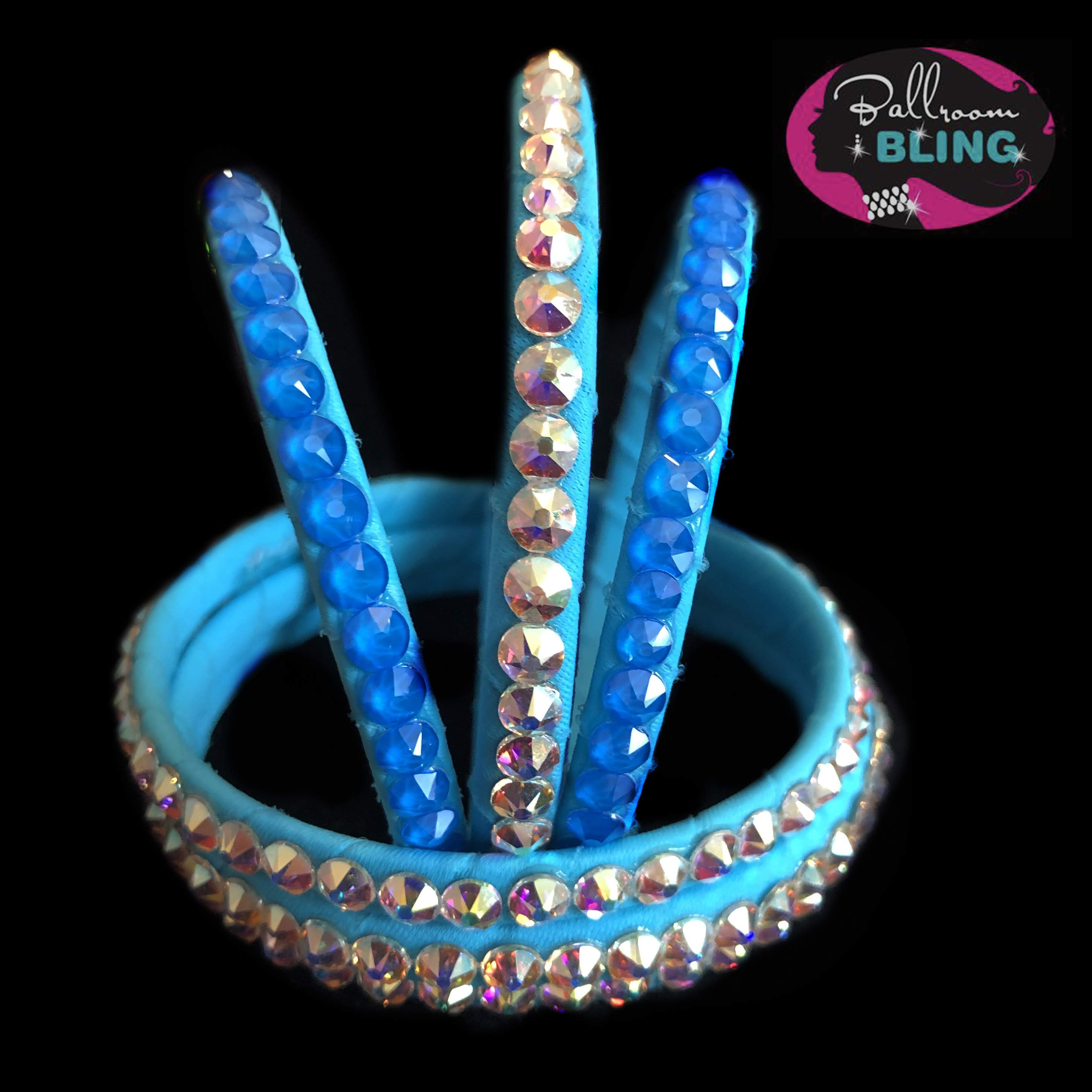 Electric Blue Bangles | Ballroom Bling – ballroom-bling
